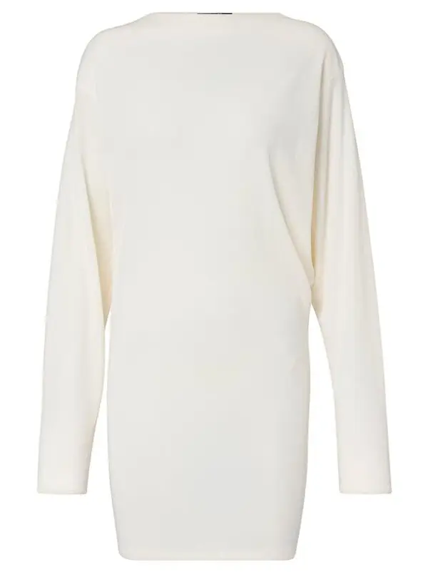 Jacquemus Mistral Jersey Minidress - White