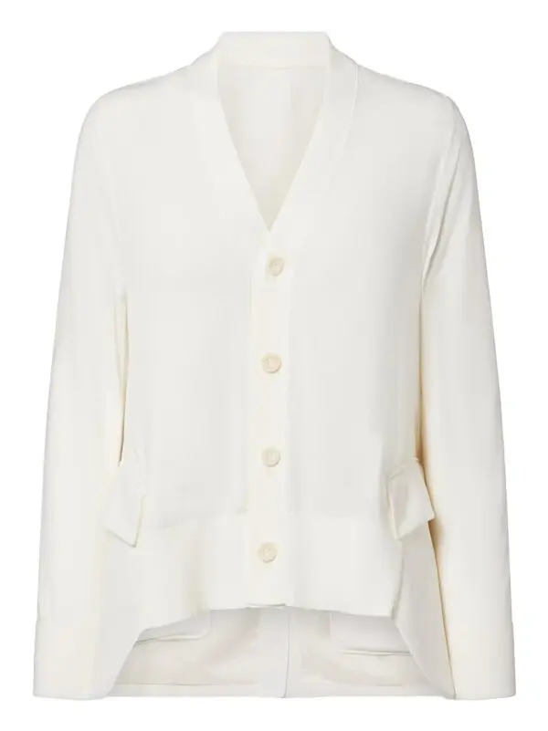 Sacai Cotton Cardigan - White