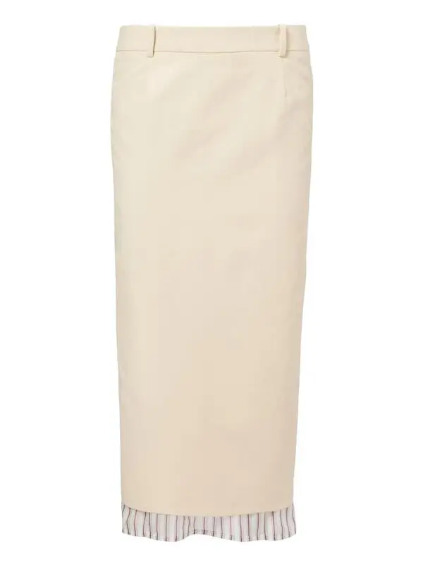 Attico Pencil Skirt - Beige