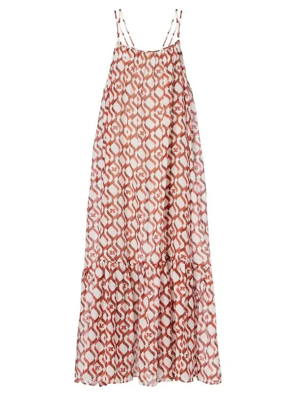 Max Mara Alisso Printed Midi Dress - White