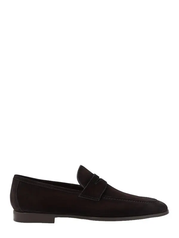 Magnanni Diezma Ii Suede Penny Loafers - Brown