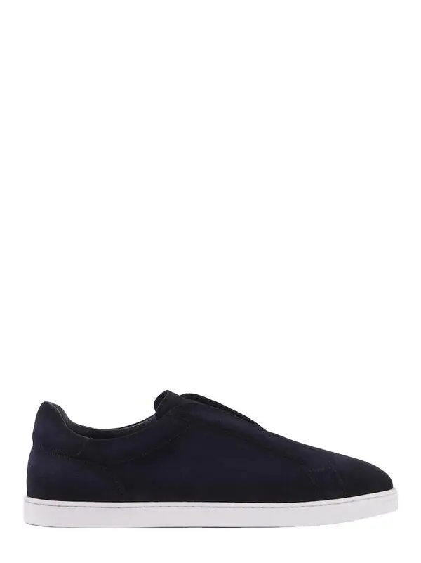 Magnanni Open Suede Sneakers - Blue