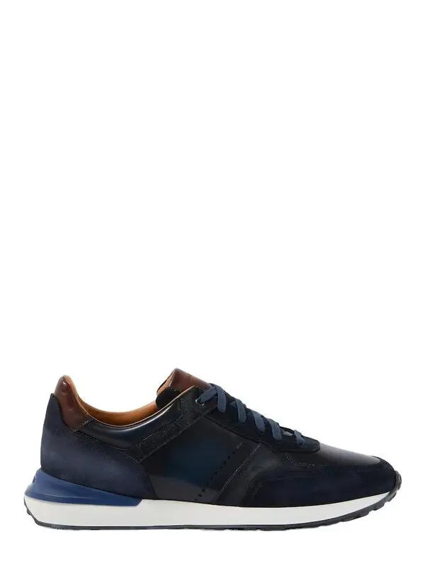 Magnanni Sona Ii Leather Sneakers - Blue