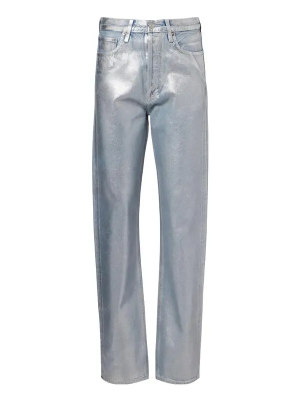 AGOLDE 90's Straight Leg Jeans - Grey