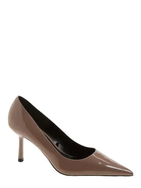 Mango Pointed Toe Pumps - Dark Beige