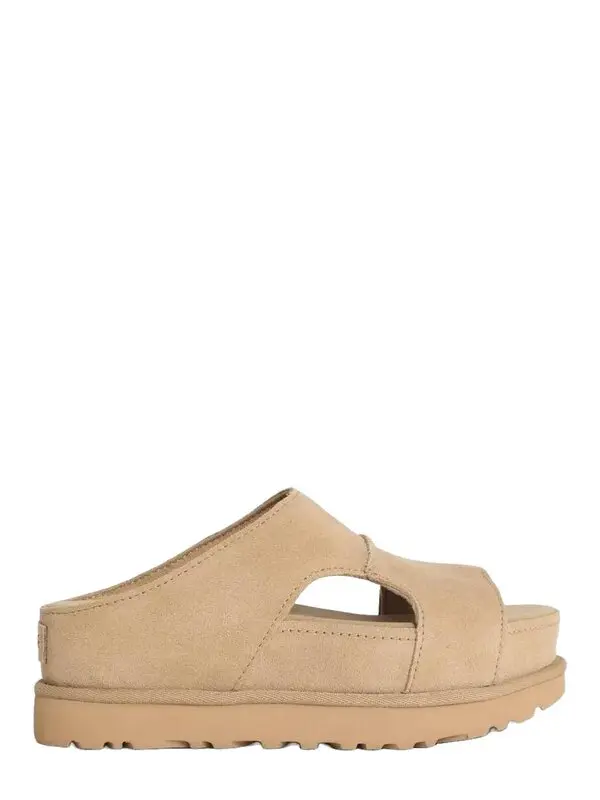 UGG Goldenstar High Cutout Slide Mule - Beige