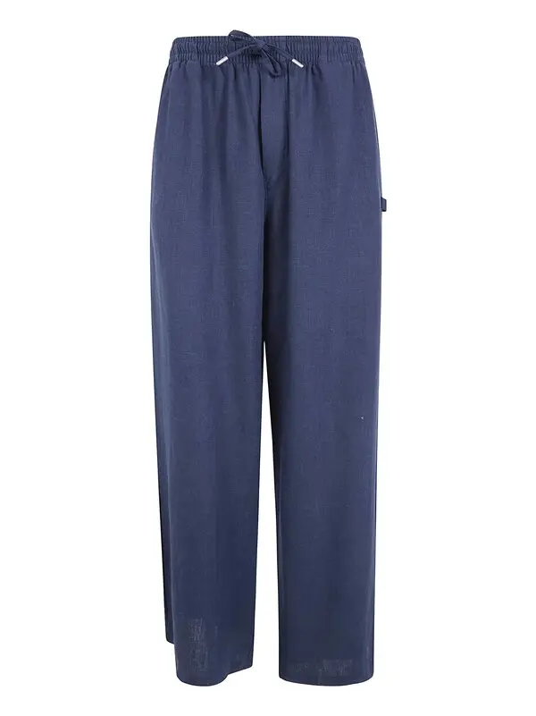 ARTE ANTWERP Linen Pants - Blue