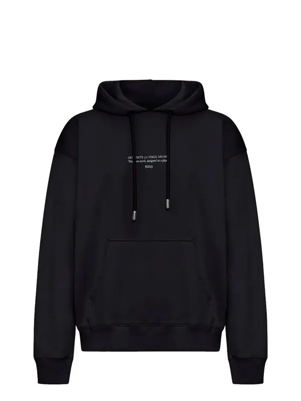 Off-White Skate Statement Hoodie - Black