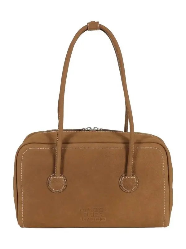 MARGESHERWOOD Soft Boston Leather Bag - Brown