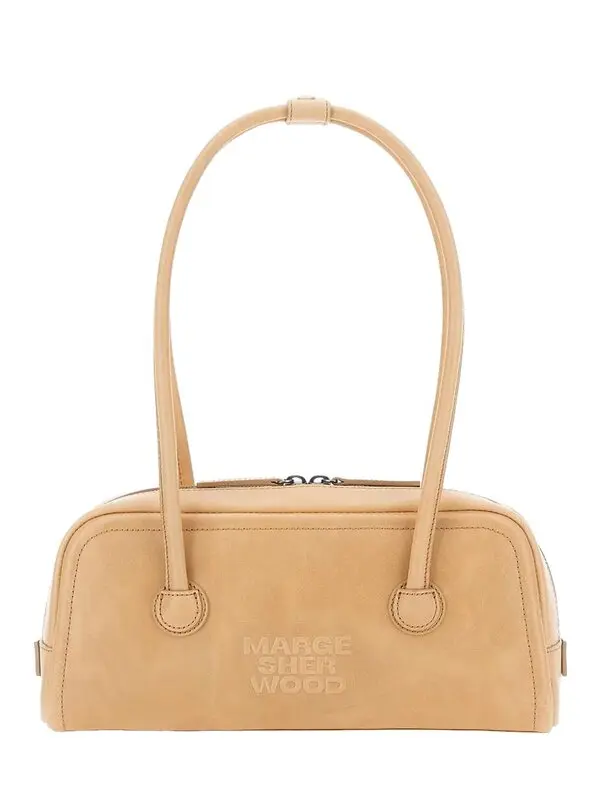 MARGESHERWOOD Soft Boston Ew Leather Bag - Brown
