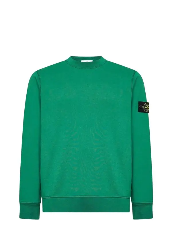 Stone Island Round Neck Sweatshirt - Brown