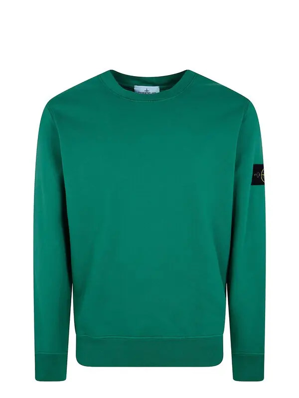 Stone Island Round Neck Sweatshirt - Brown