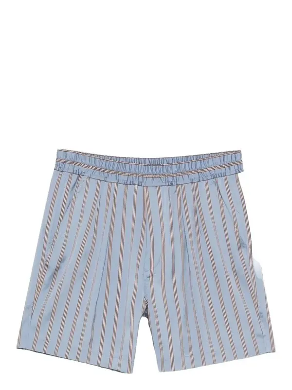 TOM FORD Silk Jacquard Lounge Shorts - Blue