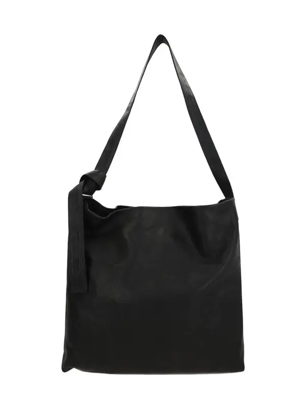 ANN DEMEULEMEESTER Tosh Large Soft Shoulder Bag - Black