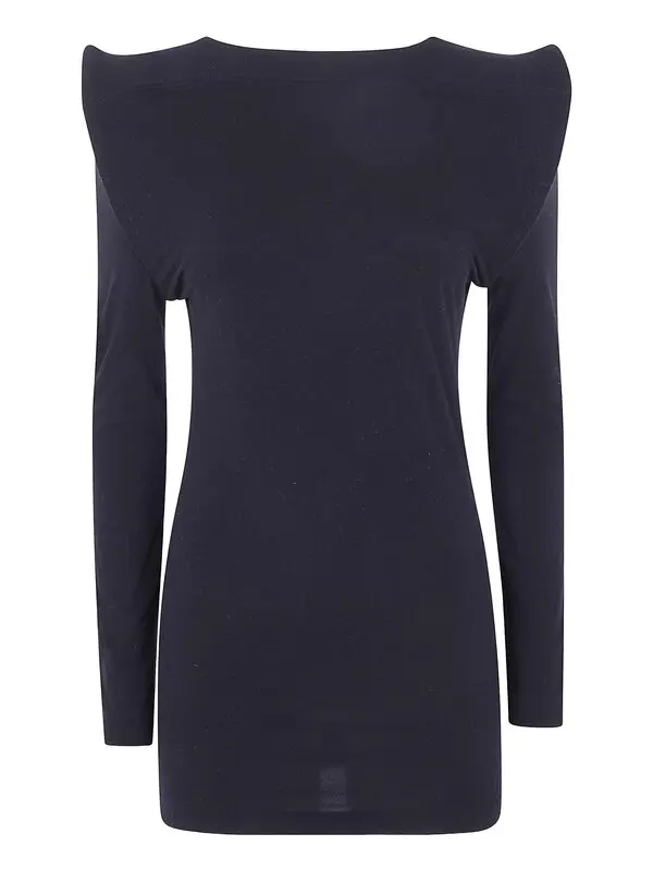 JUNYA WATANABE COMME DES GARCONS Long Sleeve Boat Neck Sweater - Black