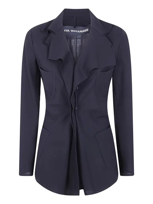 JUNYA WATANABE COMME DES GARCONS One-button Blazer Jacket - Black