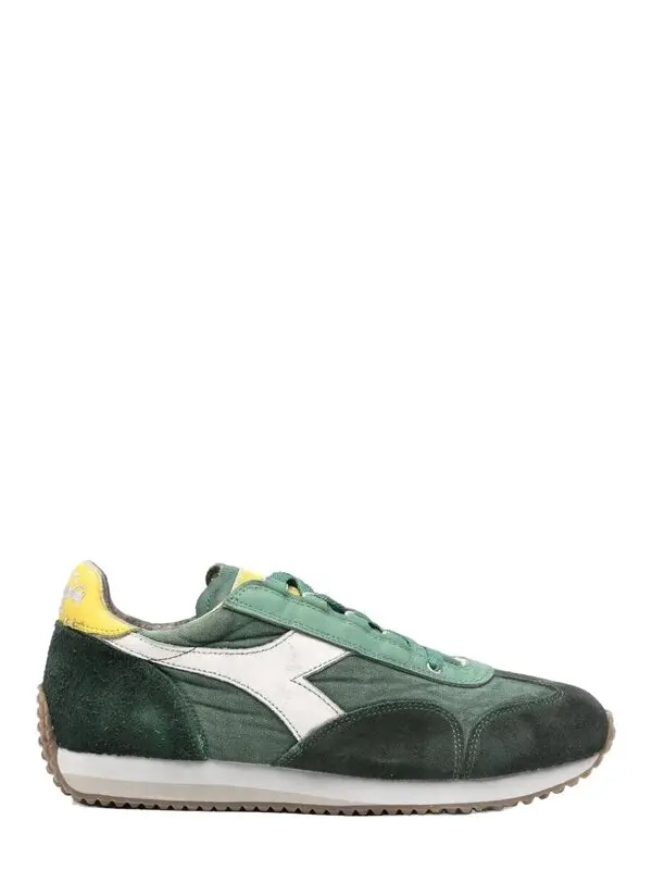 DIADORA Heritage Equipe Dirty Stone Wash Vintage Sneakers - Green