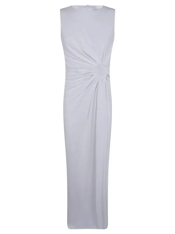 Max Mara Saletta Jersey Long Dress - White