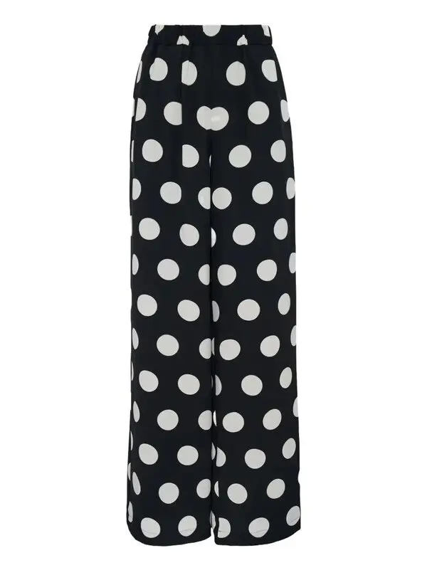 JUNYA WATANABE COMME DES GARCONS Wide Leg Trousers - Black
