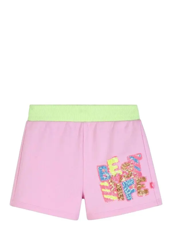 BILLIEBLUSH Appliqued Shorts - Pink