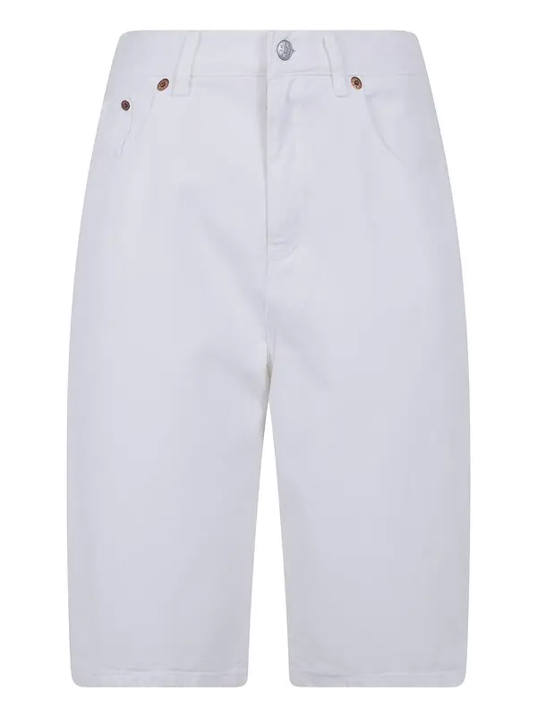 LOIS Bull Denim Coulotte - White