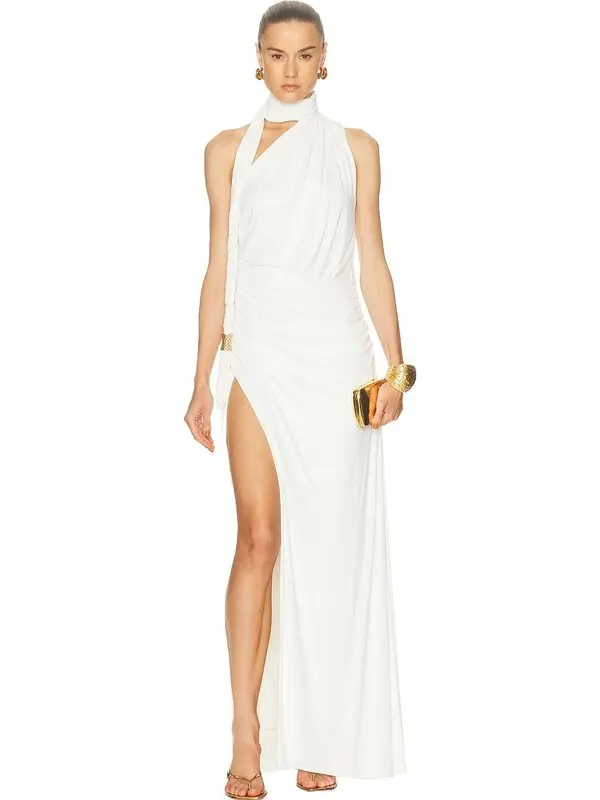 Simkhai Moira Jersey Gown - Ivory