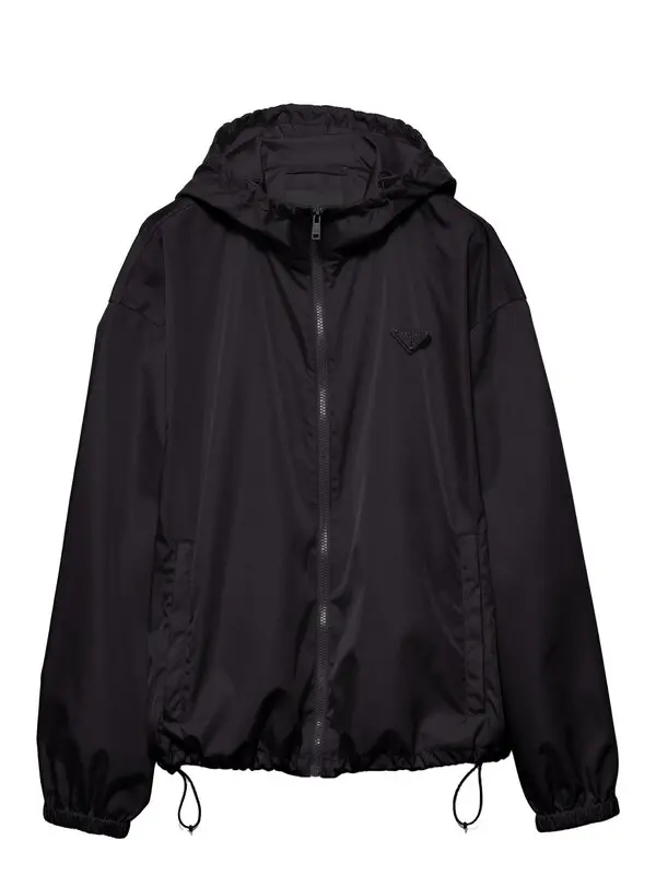 Prada Re-nylon Rain Jacket - Black