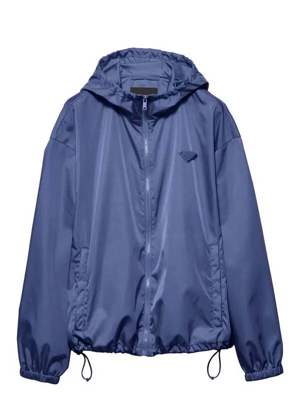 Prada Re-nylon Rain Jacket - Blue