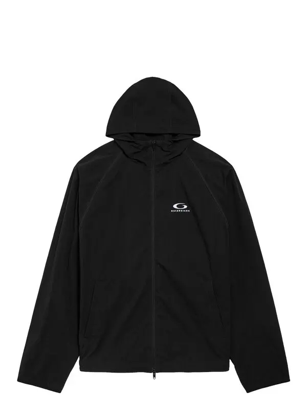 Balenciaga Technical Hooded Jacket - Black