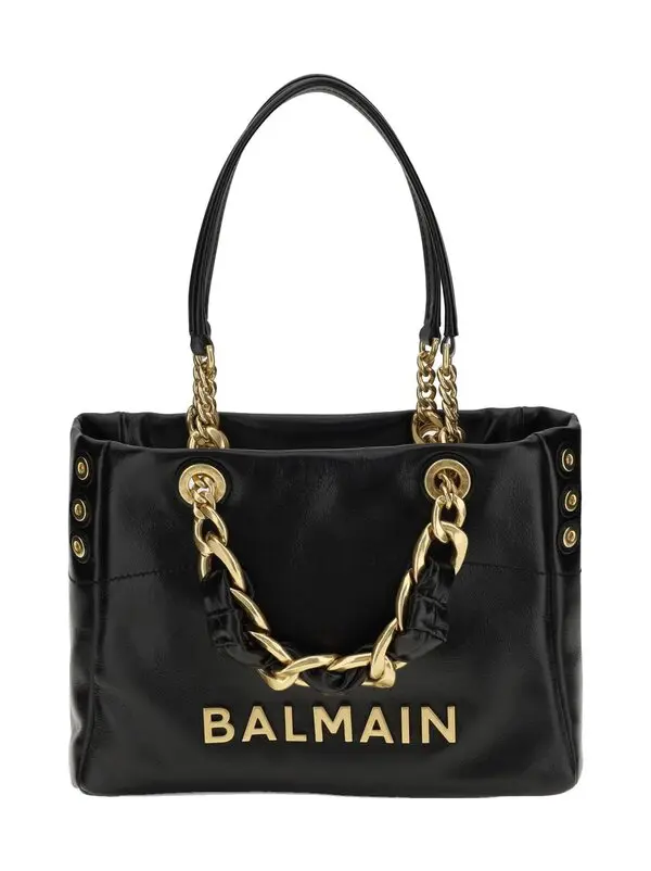 Balmain Shoulder Bag - Black