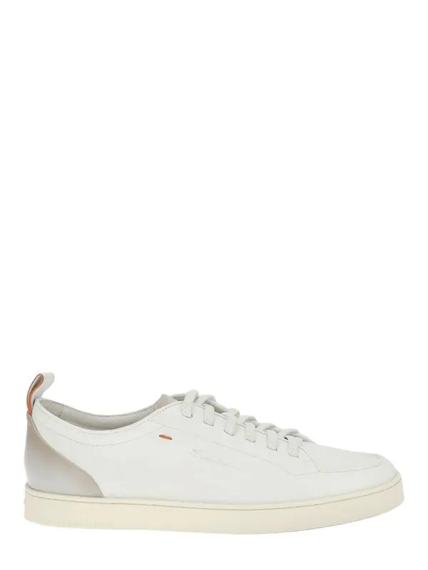 Santoni Lace-up Sneakers - White