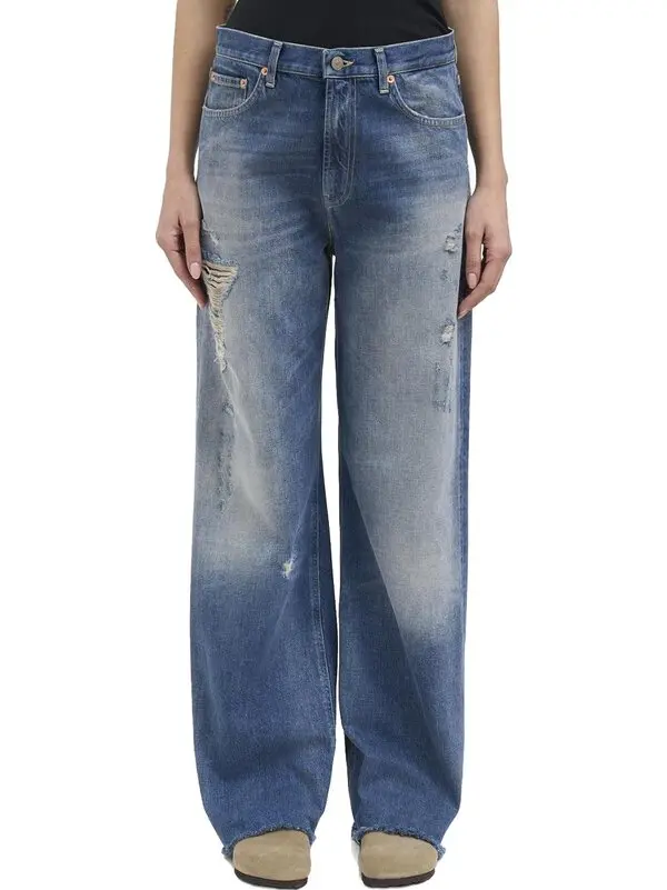 DONDUP Wide Leg Jeans - Blue