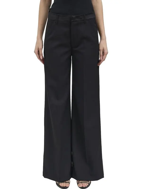 DONDUP Wide Leg Trousers - Black