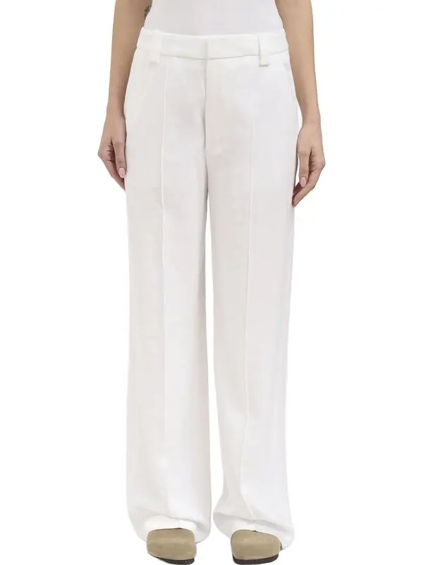 DONDUP Wide Leg Pants - Milk