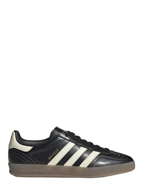 ADIDAS ORIGINALS Gazelle Indoor Leather Sneakers - Black