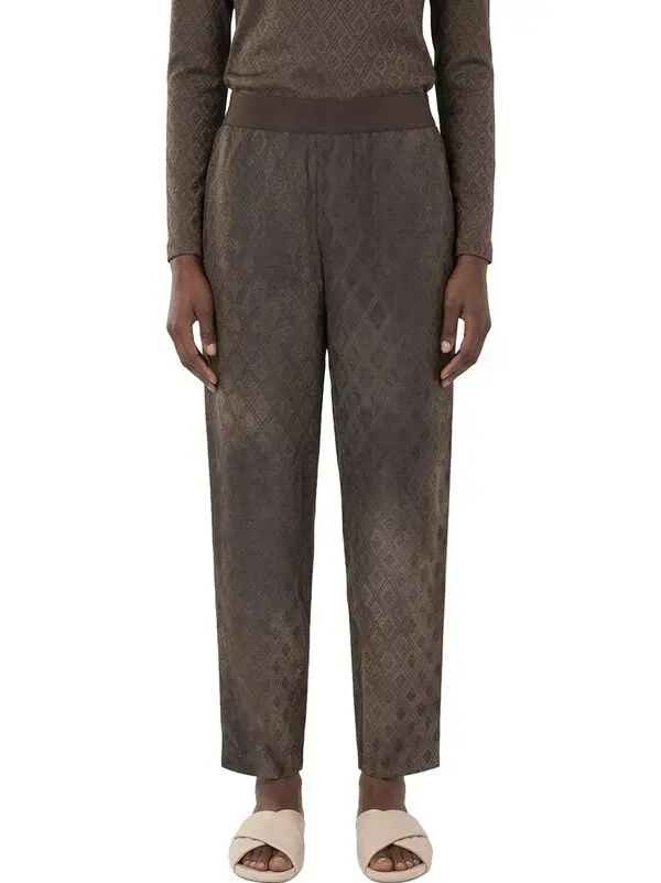 UMA WANG Straight Leg Pants - Brown