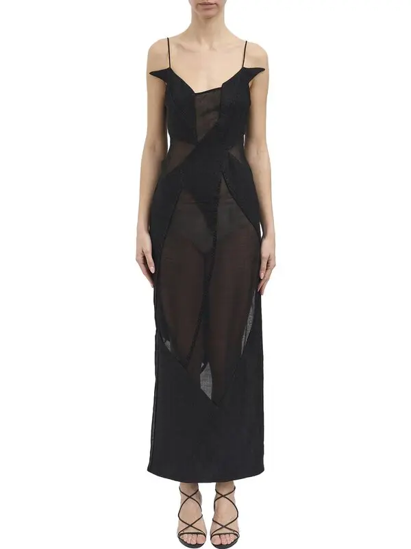 YEHUAFAN Dress - Black
