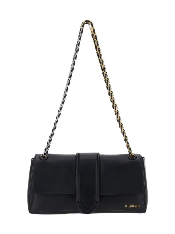 Jacquemus Le Bambino Chaîne Leather Bag - Black