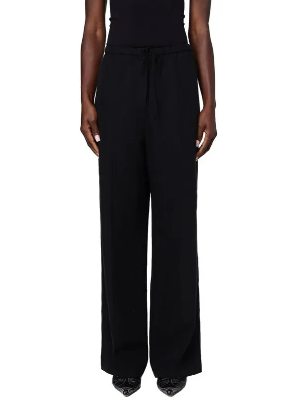 TOTEME Wide Leg Pants - Black