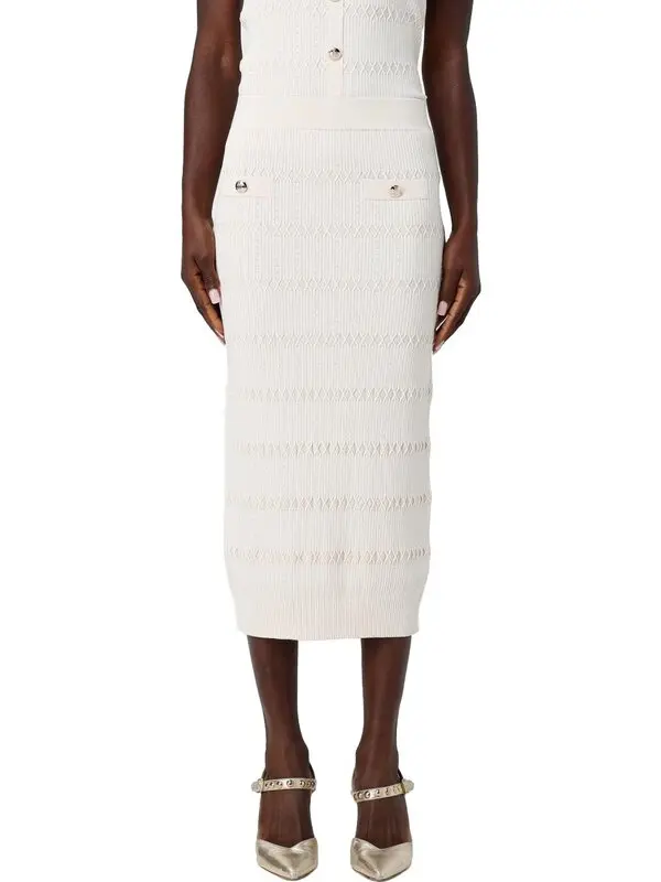 Liu Jo Pencil Skirt - Cream
