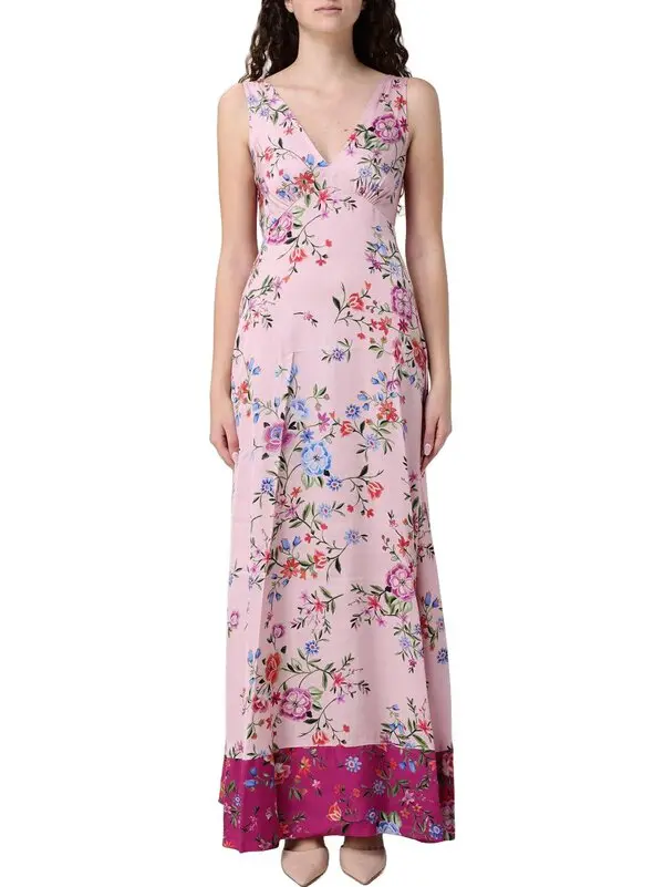 Liu Jo Floral Print Maxi Dress - Multicolor