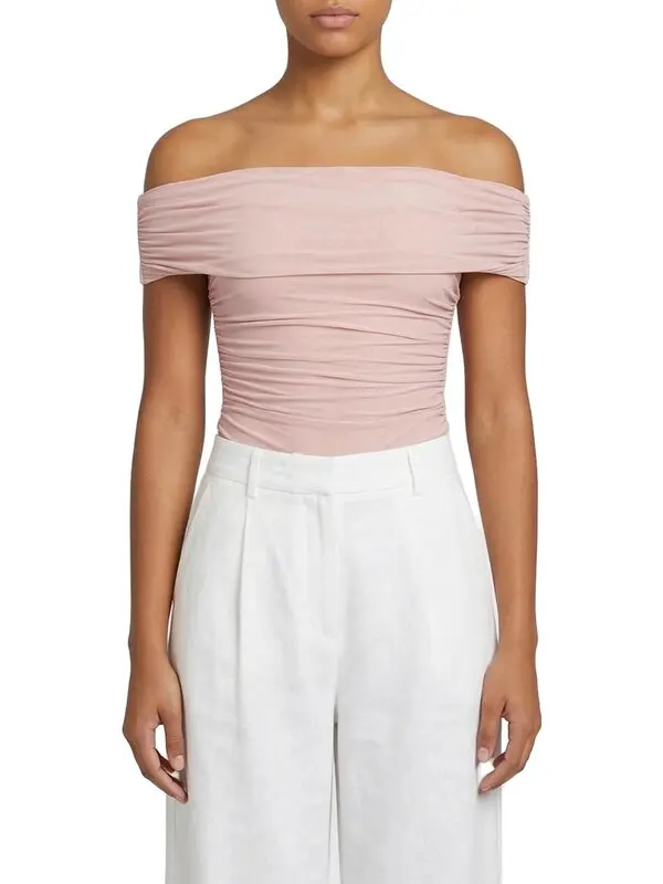 ANIYE BY Off-the-shoulder Top - Pink