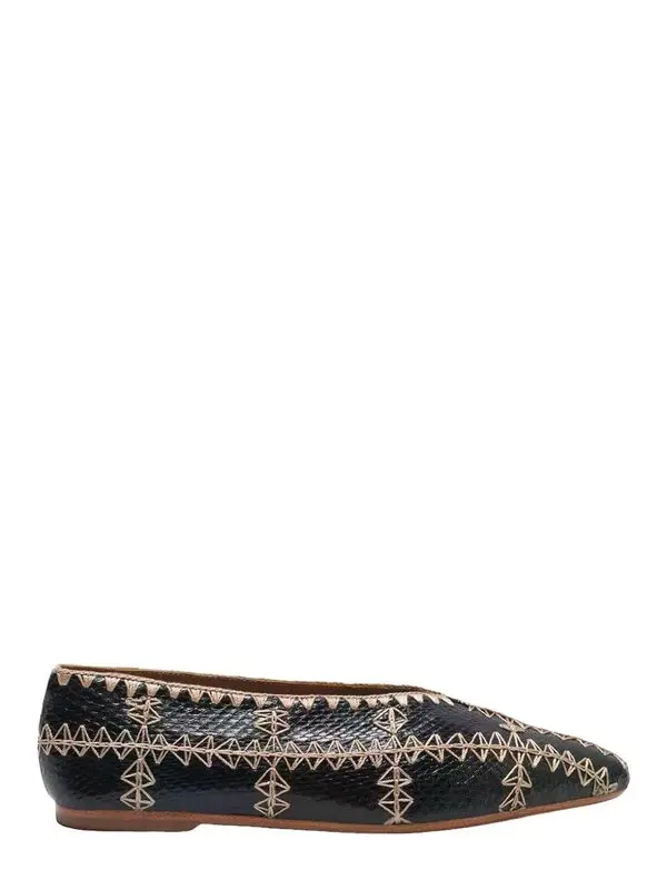 Malìparmi Patchwork Loafers - Black