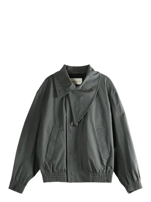 Dries Van Noten Washed Heavyweight Jacket - Grey