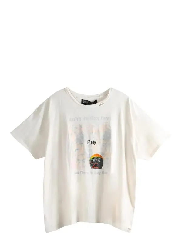 PALY HOLLYWOOD Anxiety Tee - Cream