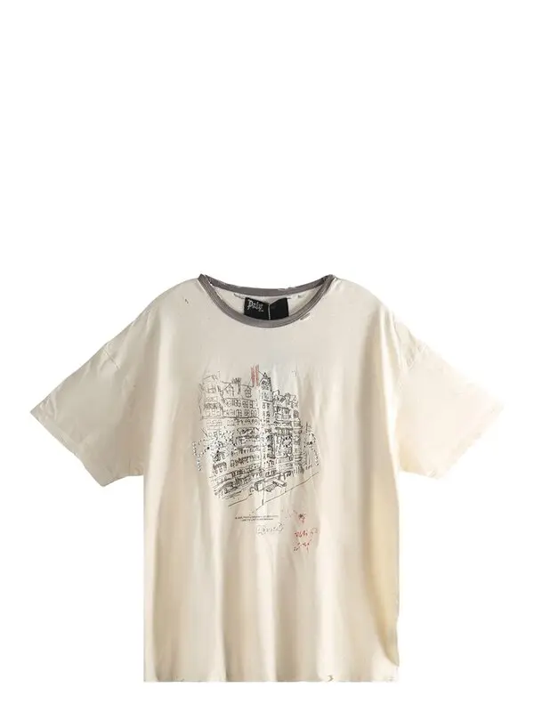 PALY HOLLYWOOD Chelsea Hotel Tee - Tan