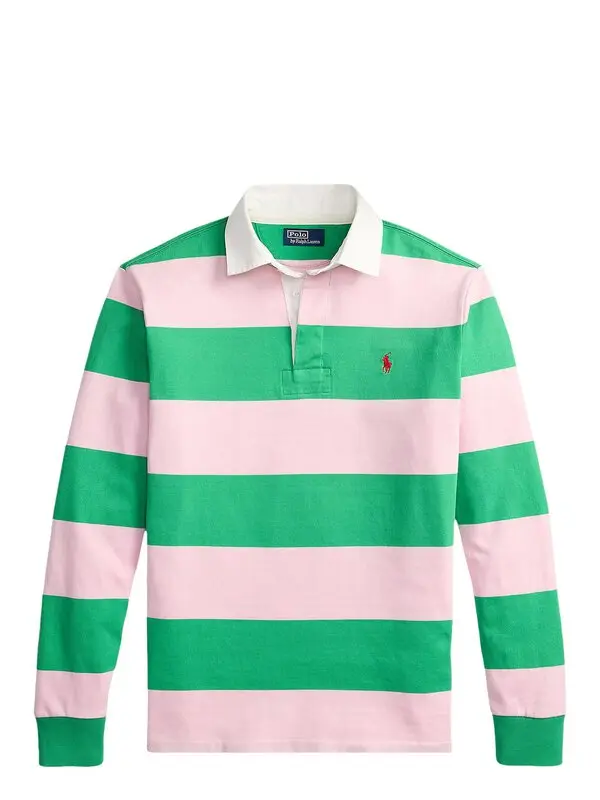 Polo Ralph Lauren Long-sleeve Heavyweight Rugby Shirt - Pink