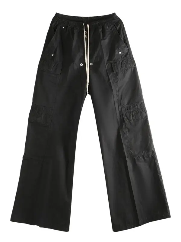 Rick Owens Double Cargo Jumbo Belas Pantaloni - Black