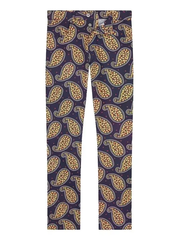 FURSAC Paisley-print Jeans - Blue