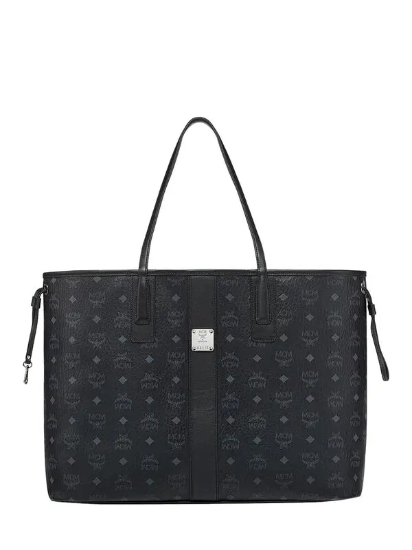 Mcm Liz Vi Large Shopper - Black